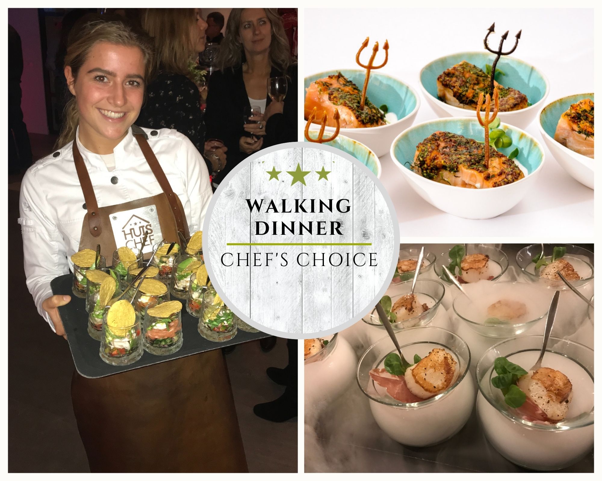 Walking Dinner Chef’s Choice – Luxe diner op locatie - Huischef